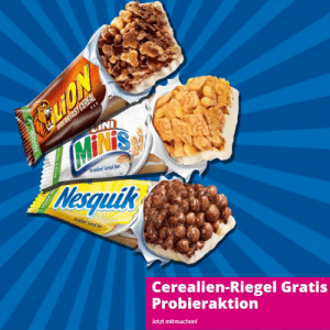 Jetzt Nestlé Cerealien-Riegel Gratis testen! – Super Sparfuechse
